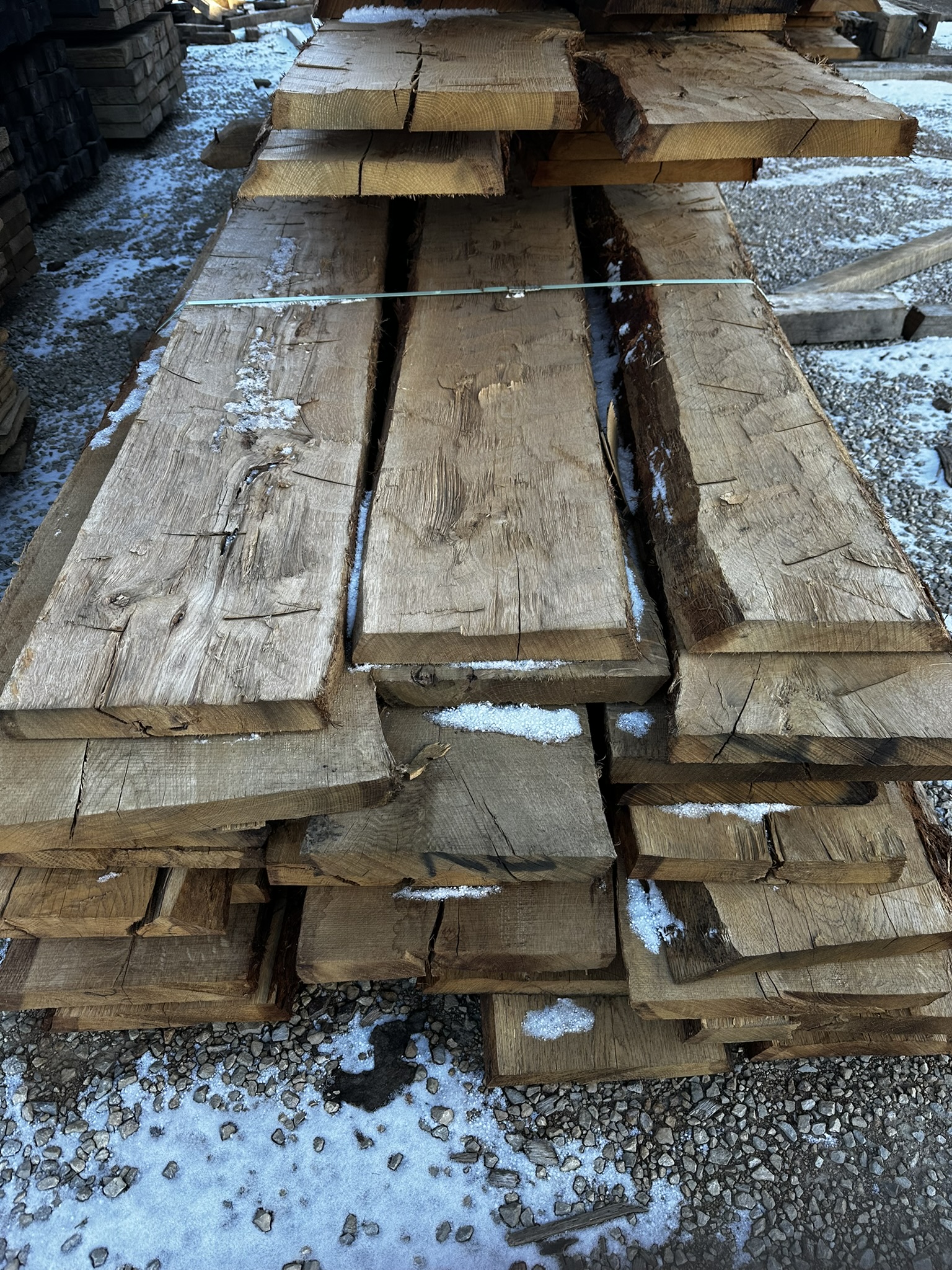 Hand-Hewn and Reclaimed Log Cabin Skins - Big Oak Reclaimed